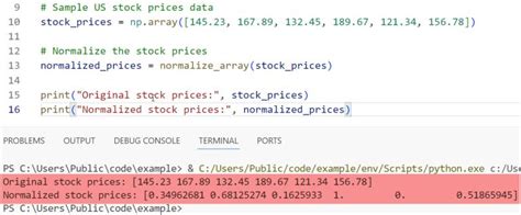 Numpy Normalize Array Between 0 And 1