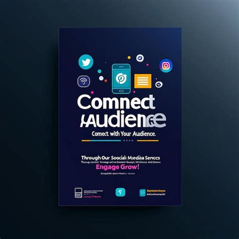 Connect With Your Audience Through Social Media Services Premium Ai Generated Image