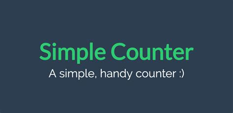 Simple Counter Latest Version 10 For Android App Productivity