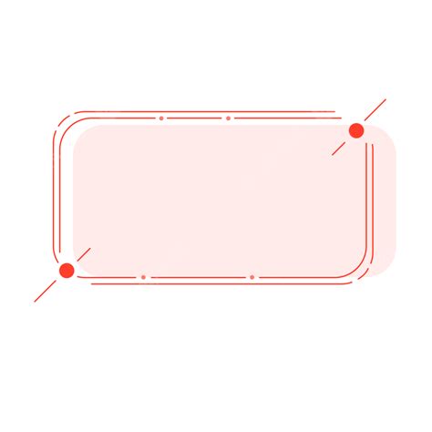 Dialog Border White Transparent Border Dialog Frame Border Design Flat Border PNG Image For