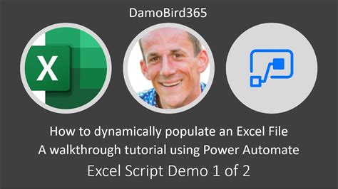 automate excel data entry with power automate cloud flows and dynamic arrays tutorial youtube
