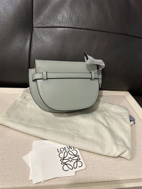 Loewe Mini Gate P Gery Ash Gery 名牌 手袋及銀包 Carousell