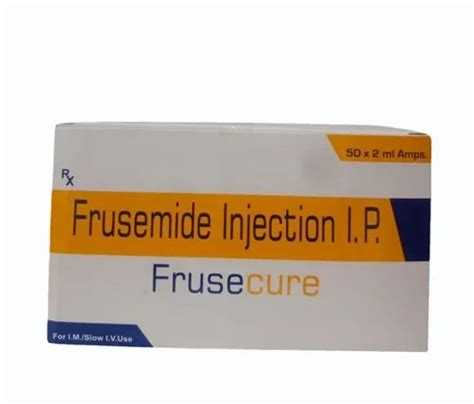 Frusecure Frusemide Injection 40mg At Best Price In Ahmedabad Id