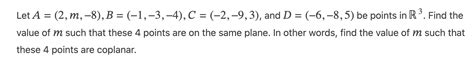 solved let a 2 m −8 b −1 −3 −4 c −2 −9 3 and