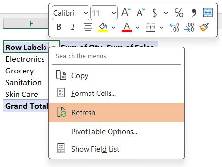 Automatically Update Pivot Table Range In Excel Methods Excelgraduate