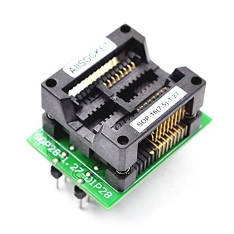 ALLSOCKET SOP16 7 5 1 27 SOP16 Package SOIC16 SO16 SOP16 To DIP16 Programming Adapter Testing
