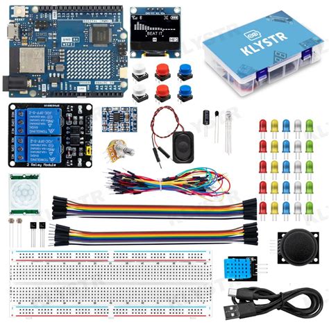 KLYSTR Basic Starter Kit For Arduino UNO R With Breadboard DHT WIFI IOT Control Shopee