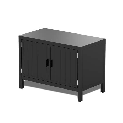 Latitude Run® Freestanding Outdoor Kitchen Storage Island With