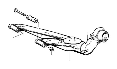 Bmw Z3 Trailing Arm Right Suspension Rear Axle 33321094762