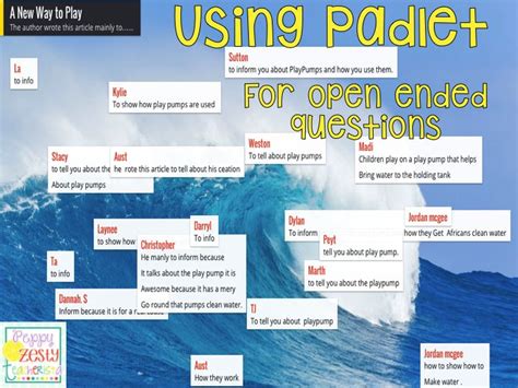Padlet In The Classroom Teaching Technology Elementary Technology