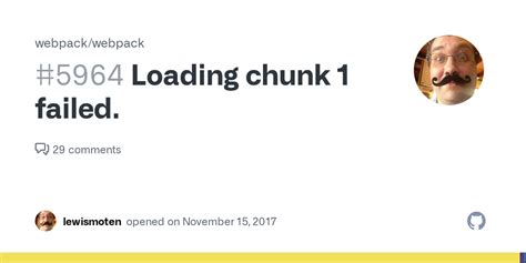 Loading Chunk 1 Failed · Issue 5964 · Webpackwebpack · Github