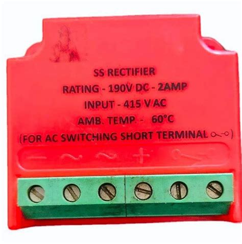 2amp Tower Crane Rectifier Half Wave At ₹ 1450 Piece In Pune Id 2849626321412