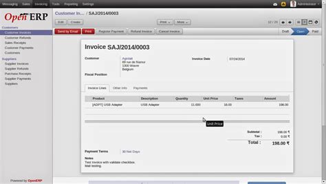 Odoo OpenERP Subscription Management Pragmatic Techsoft