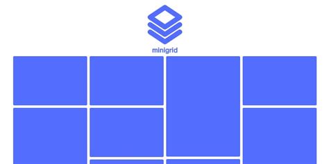 Minigrid Minimal Cascading Grid Layout Bypeople
