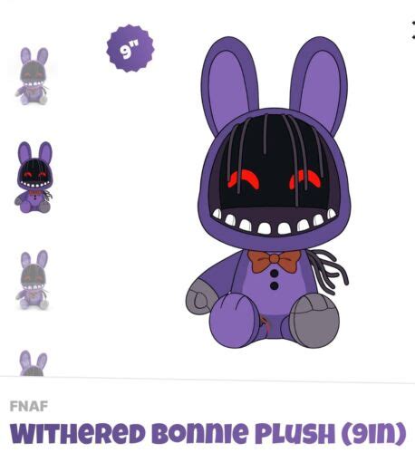 Youtooz Five Nights At Freddys Fnaf Withered Bonnie 9 Plush New