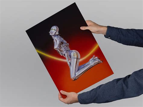 Sexy Robot Hajime Sorayama Poster Erotic Robot Print Hajime Sorayama Print Erotic Robot Poster
