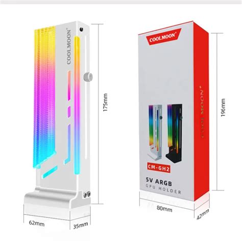 RGB Vertical GPU Cket 5V ARGB Graphic Card Support VGA Holder AURA SYNC PC Accessories