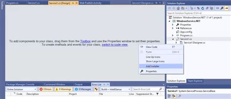 Create A Windows Service In C Using Visual Studio