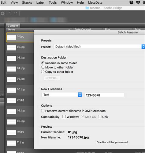 Solved Script To Batch Rename Have First File As A Numbe Adobe