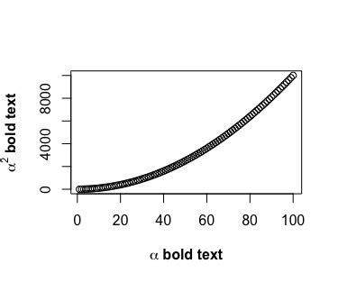 Fonts Bold Text In Text Of The Axis In R Using TeX Stack Overflow
