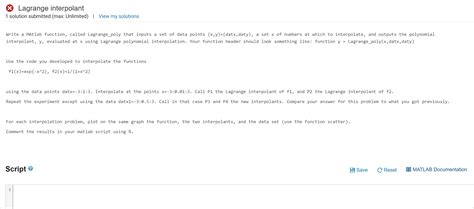 Solved Use The Code You Developed To Interpolate The