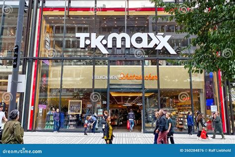 Front Glass Facade With Logo Lettering Of Tk Maxx Store Editorial Photo