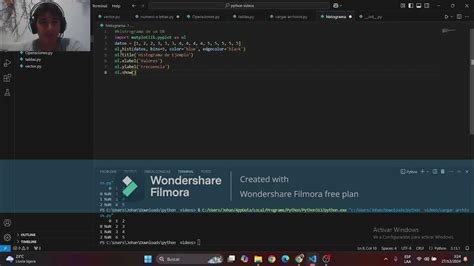 Como Crear Un Histograma En Visua Codepython Youtube