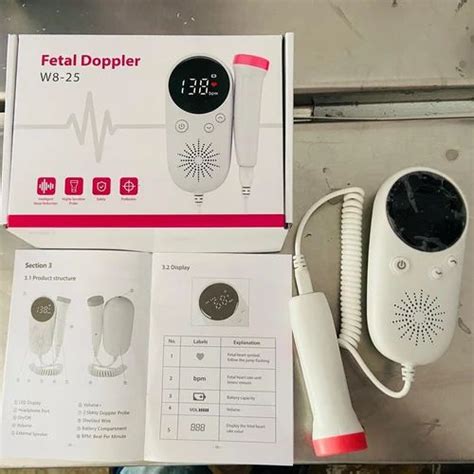 W8-25 Digital Pocket Fetal Doppler at ₹ 550/piece in New Delhi | ID ...