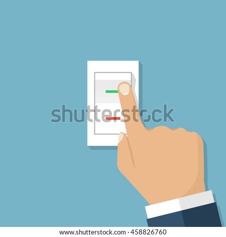 Man Hand Push Button Switch Vector Stock Vector 458826760 Shutterstock Man Hand Push Button Switch Vector Stock Vector 458826760 Shutterstock
