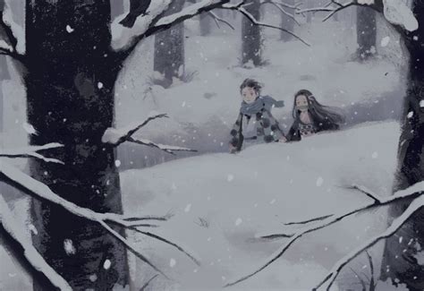 Kamado Nezuko And Kamado Tanjirou Kimetsu No Yaiba Drawn By Ao Xin Danbooru