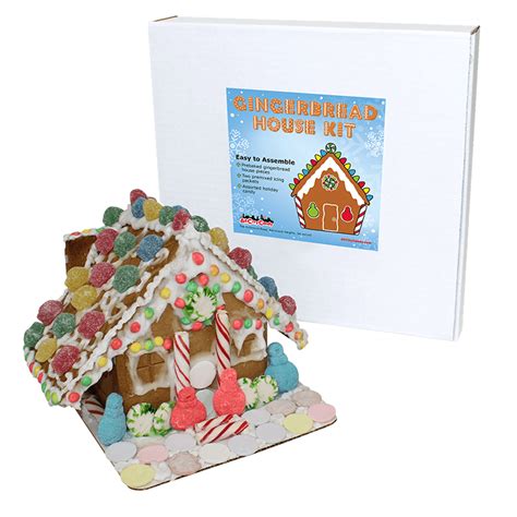 All City Candy Deluxe Gingerbread House Kit Includes Gingerbread House