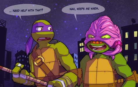 In Which Mikey Makes A Fashion Statement By Sneefee On DeviantArt Teenage Mutant Ninja Turtles