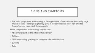 Microdactyly Macrodactyly And Hemangioma Ppt