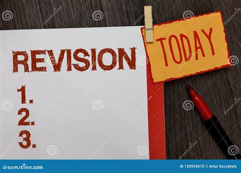Word Writing Text Revision Business Concept For Rechecking Before