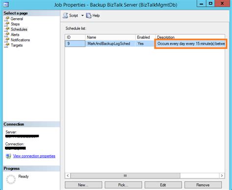 biztalk sql database configuration errors and resolution