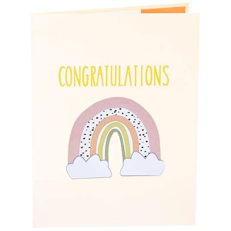 Poplife Congratulations Its A Girl Pop Up Card