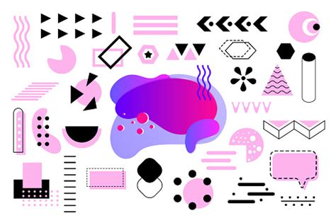 설계를 위한 복사 공간과 요소로 기하학적인 분홍색 그라데이션 웹 판매 포스터 광고 템플릿 프로모션을 위한 벡터 일러스트레이션 0명에 대한 스톡 벡터 아트 및 기타 이미지