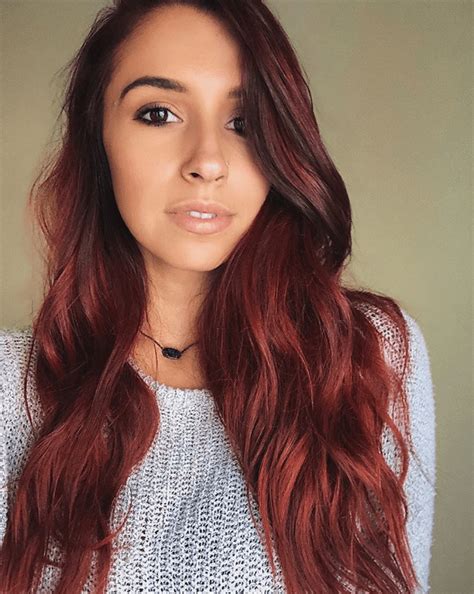 Red Hair Color With Highlights