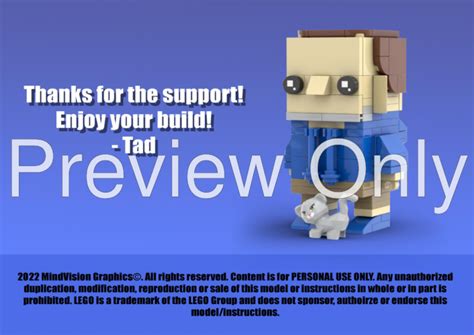 Lego Moc Backyardigans Austin By Mindvisiongraphics Rebrickable