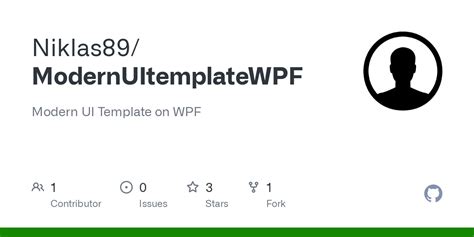 GitHub Niklas ModernUItemplateWPF Modern UI Template On WPF