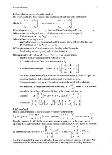 math determinant electro math
