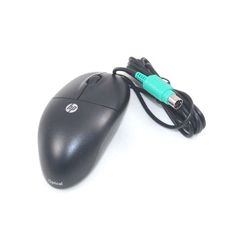 Hp Ps2 Black Optical Scroll Mouse 600553 002 Tekeurope