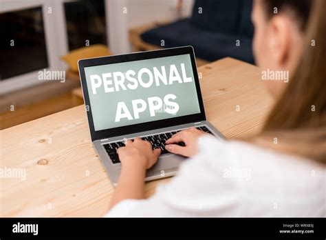 Conceptual Hand Writing Showing Personal Apps Concept Meaning Organizer Online Calendar Private