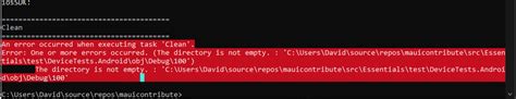 Bug Contribution Build Failing · Issue 2307 · Dotnetmaui · Github