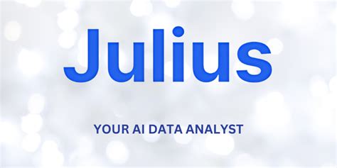 Julius Ai Review 2024 Is This Ai Your New Data Wizard