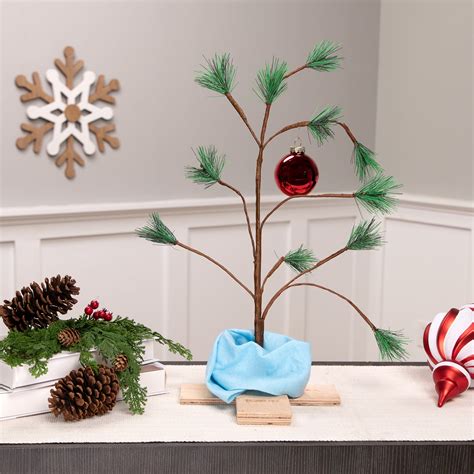 Northlight 24 Indoor Charlie Brown Nostalgic Holiday Christmas Tree