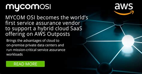 Mycom Osi Becomes The Worlds First Service Assurance Vendor To Support A Hybrid Cloud Saas