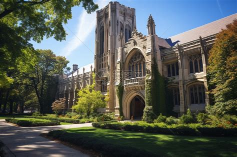 美丽的大学校园景观高清图片下载 正版图片600352429 摄图网