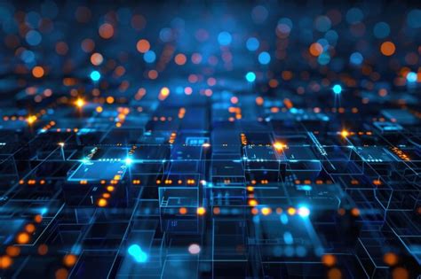 Premium Photo Digital Technology Background With Ai Iot Deep Learning