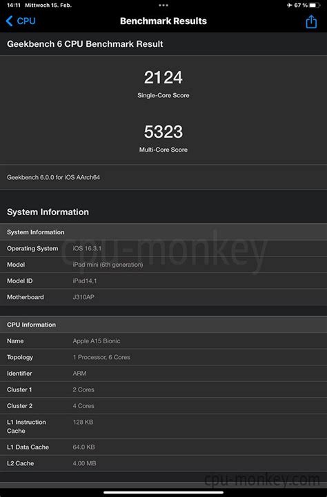 Apple A15 Bionic 5 GPU Benchmarks Y Especificaciones